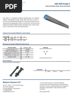 SAE J429 Fastener Grades Overview | PDF | Screw | Steel
