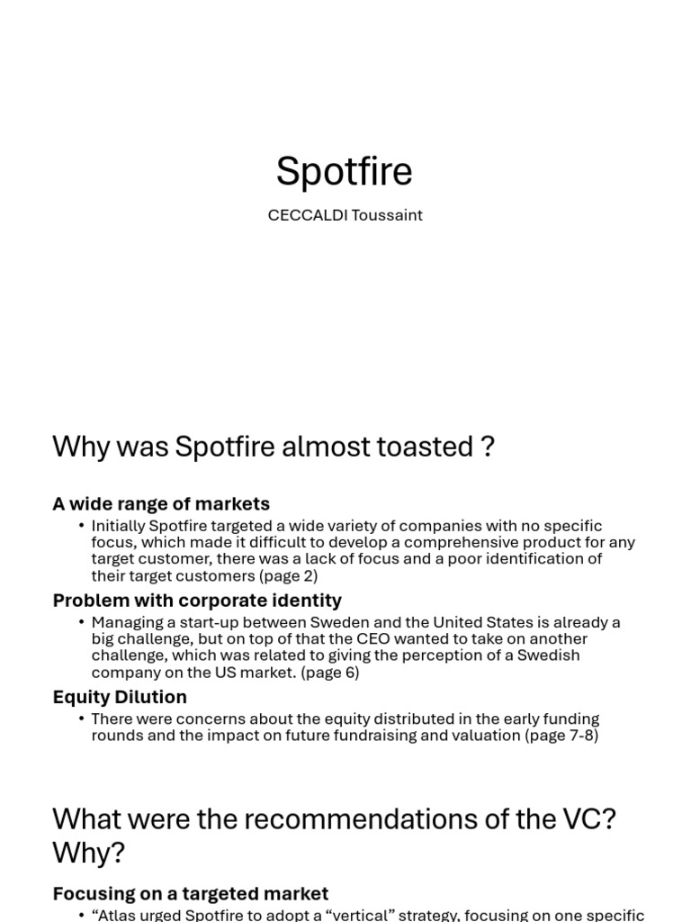 Spotfire's Strategic Market Shift Insights | PDF | Business | Economies