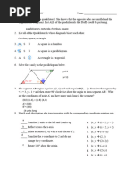 Transformations Practice With Answer Key | PDF | Cartesian Coordinate ...