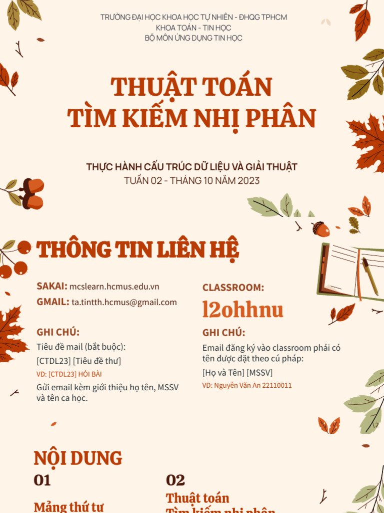 CTDL02 - Ordered Arrays | PDF