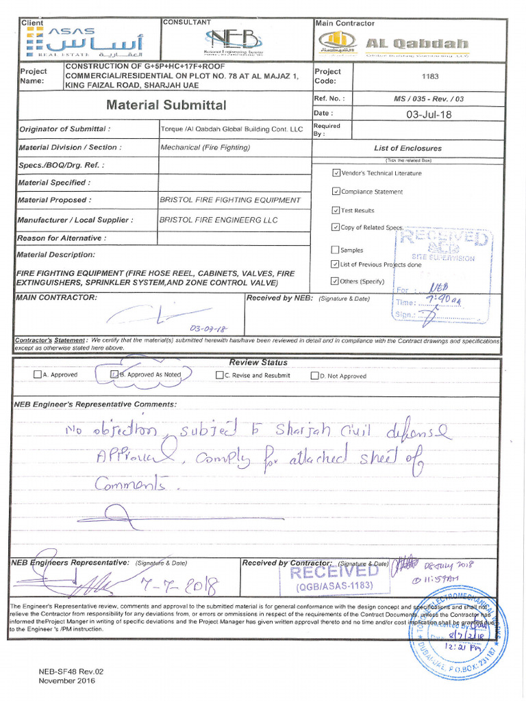 Ms-035, Rev.03 FF Equipt - (B) | PDF | Valve