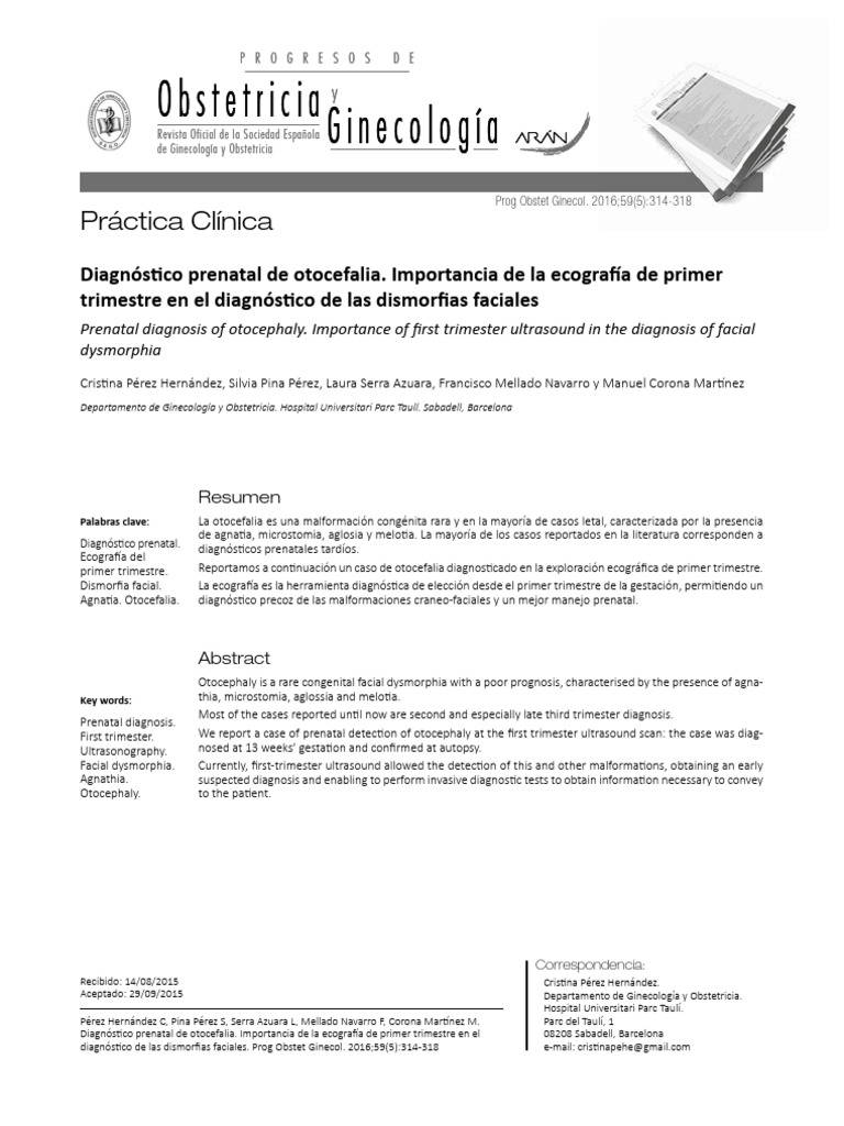 09 Diagnostico Prenatal | PDF | Feto | Especialidades Medicas