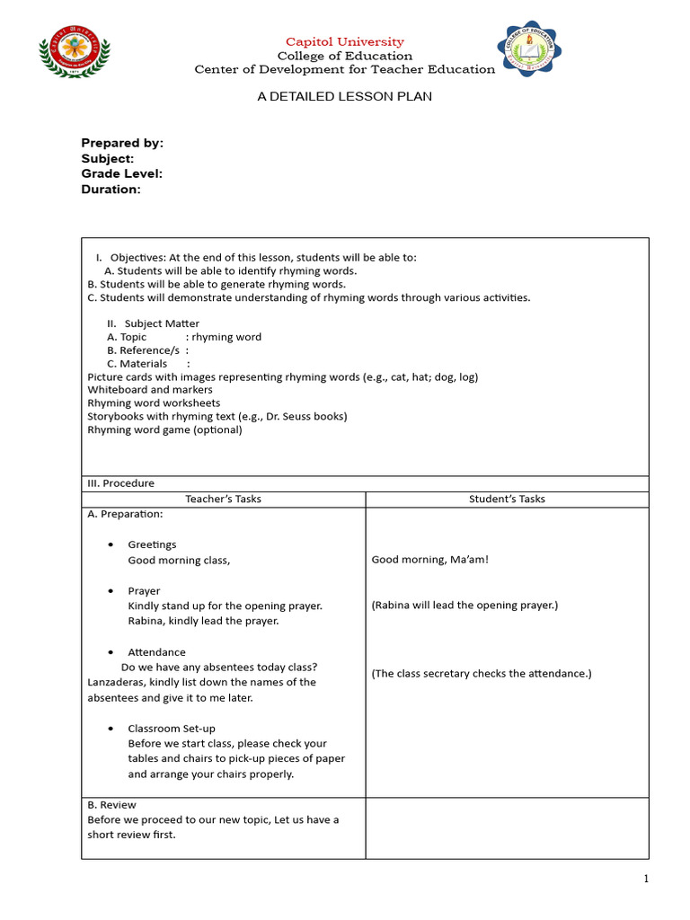 Lesson Plan English | PDF | Lesson Plan | Cognition Lesson Plan English | PDF | Lesson Plan | Cognition