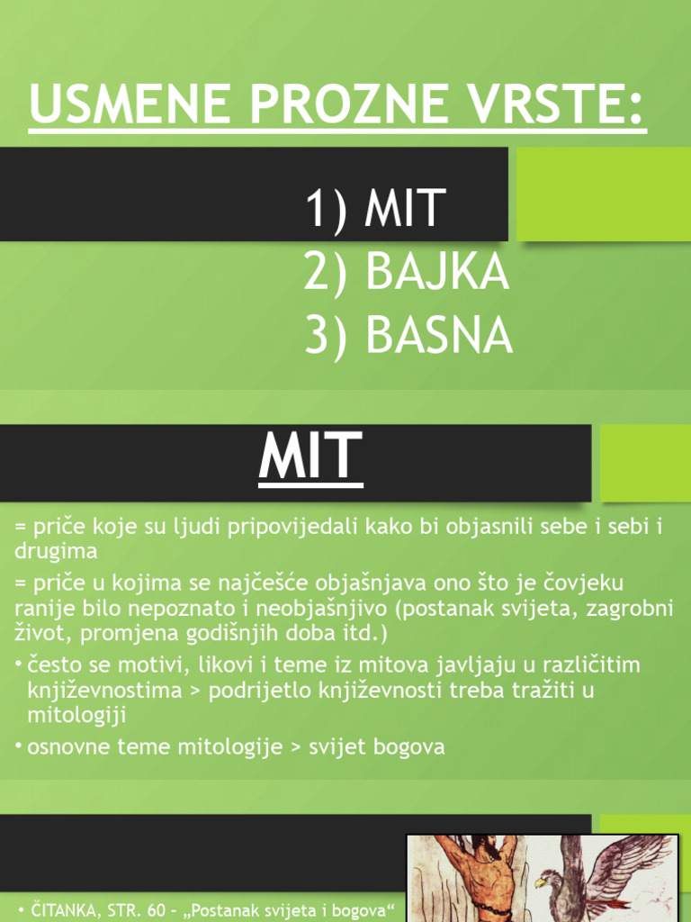 Mit, Bajka, Basna | PDF