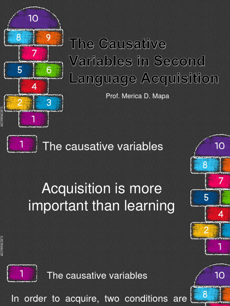 The Causative Variables in Second Language Acquisition | PDF | English As A Second Or Foreign ...