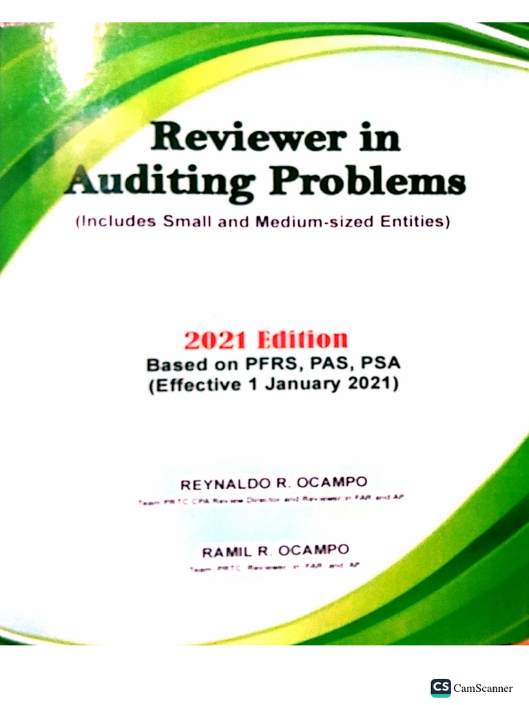 Aud Prob 2021 | PDF Aud Prob 2021 | PDF