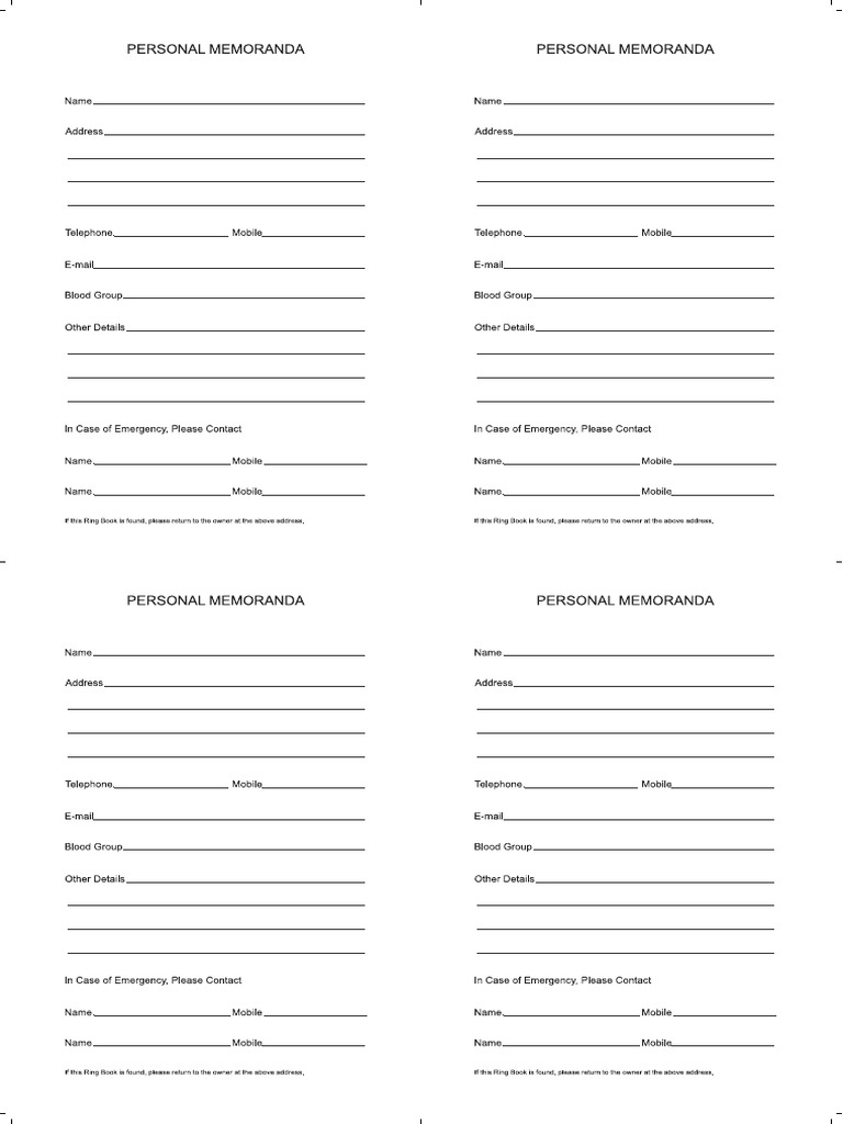 Diary First Page | PDF