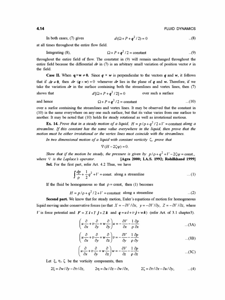 Fluid Dynamics Pdf