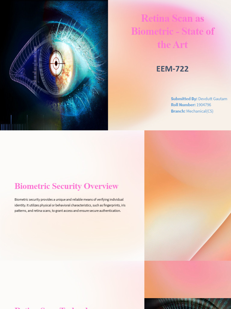Retina Scanning: Biometric Security Insights | PDF | Biometrics ...