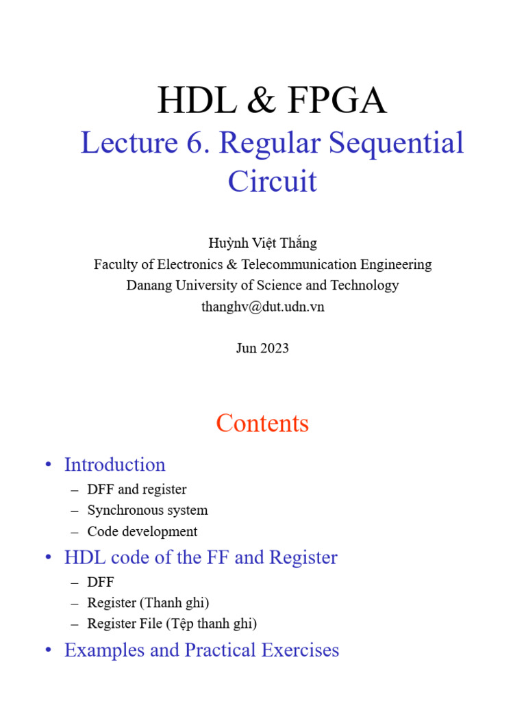 HDL_and_FPGA_Ch06_HVT_2024_Regular_Sequential_Circuit | PDF | Hardware Description Language ...