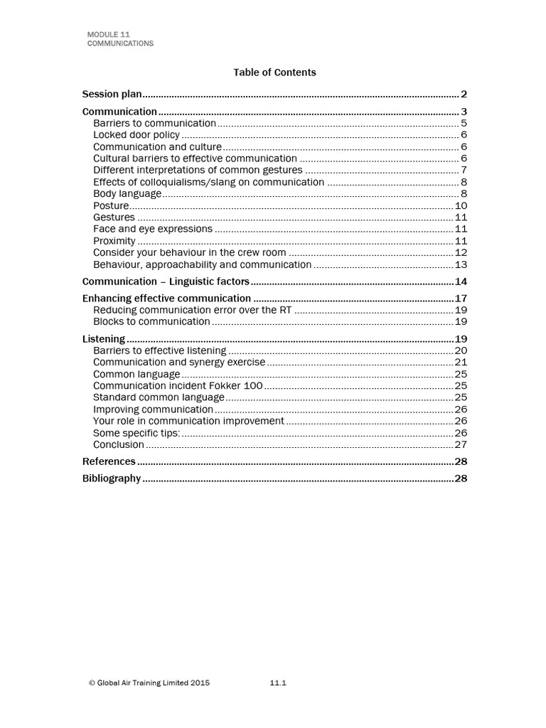 11 Communication | Download Free PDF | Body Language | Communication