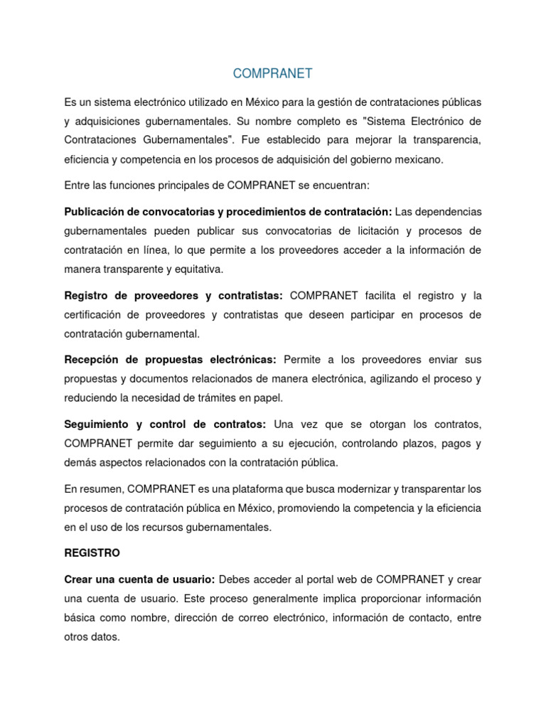 Compranet y Normas | PDF | Calidad (comercial) | Business