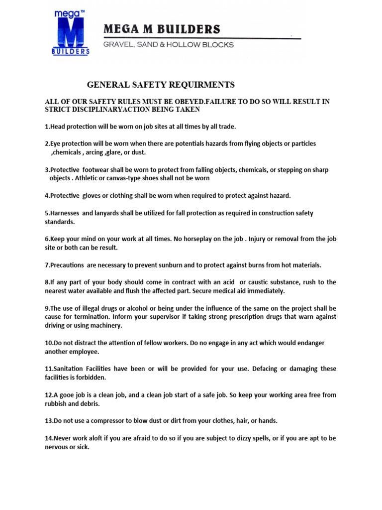 DOLE Safety Health Requirments | PDF | Occupational Safety And Health ...