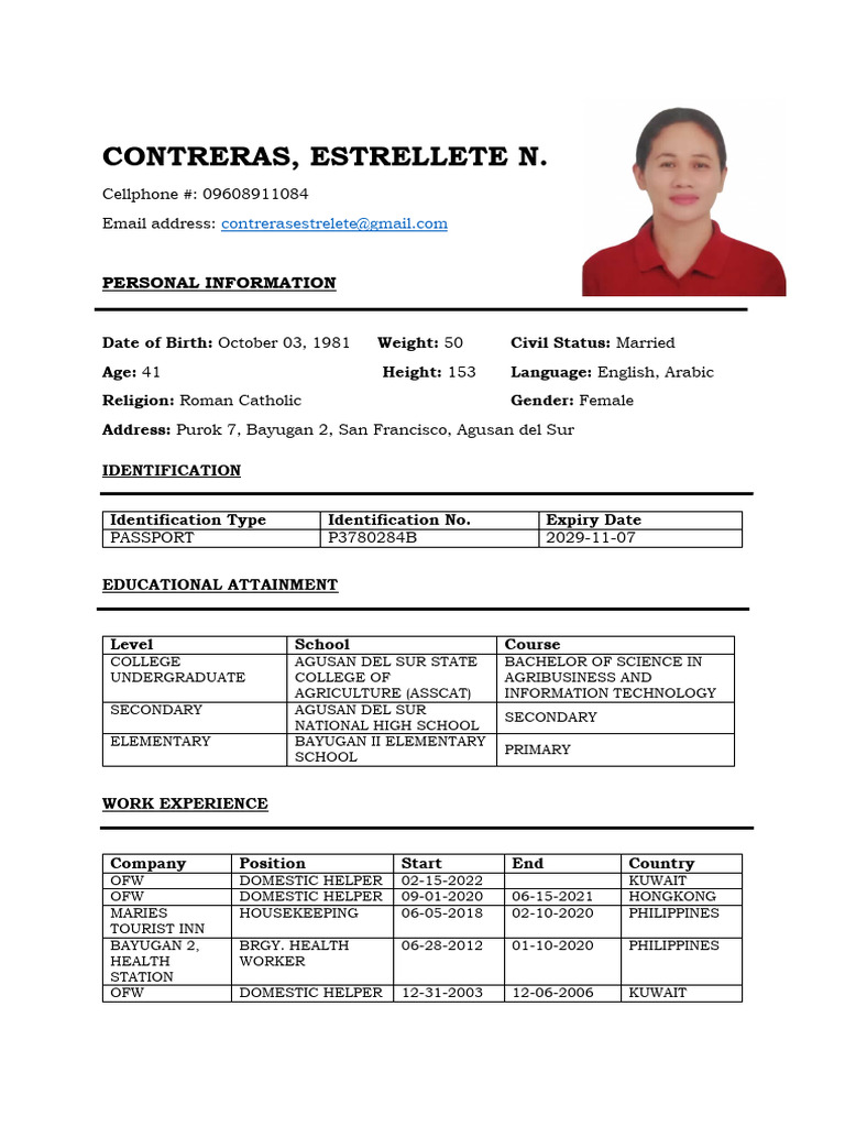 HK Resume End Without | PDF