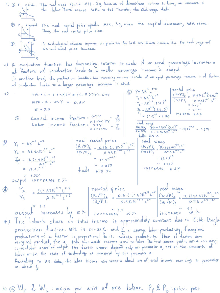 HW 1 | PDF | Economies | Economics