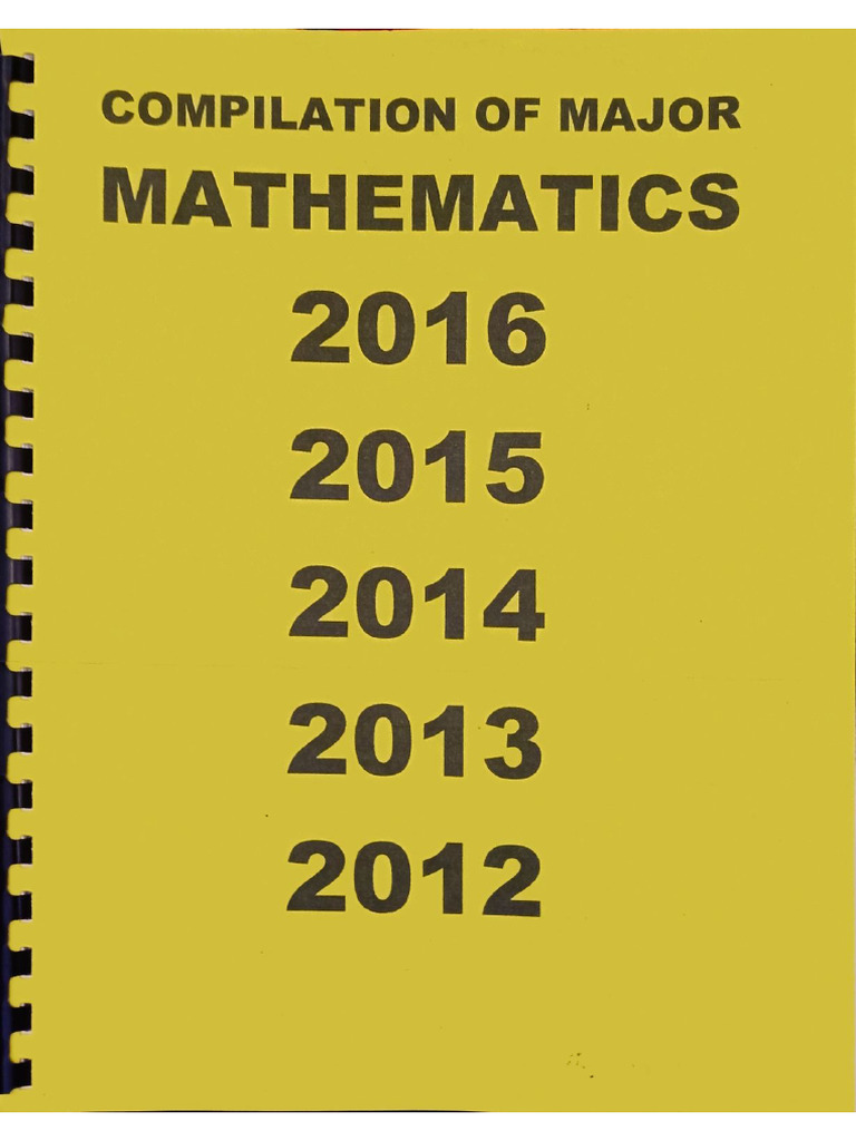 Math Compilation | PDF