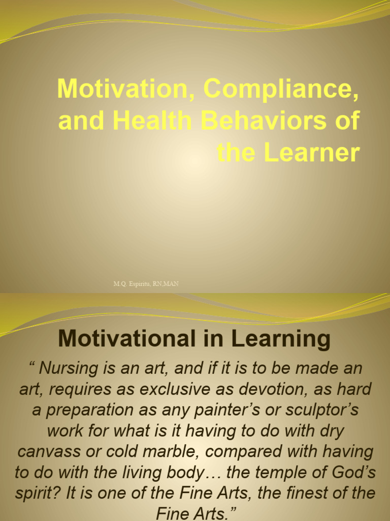 Iv. Motivational in Learning | PDF | Motivation | Motivational