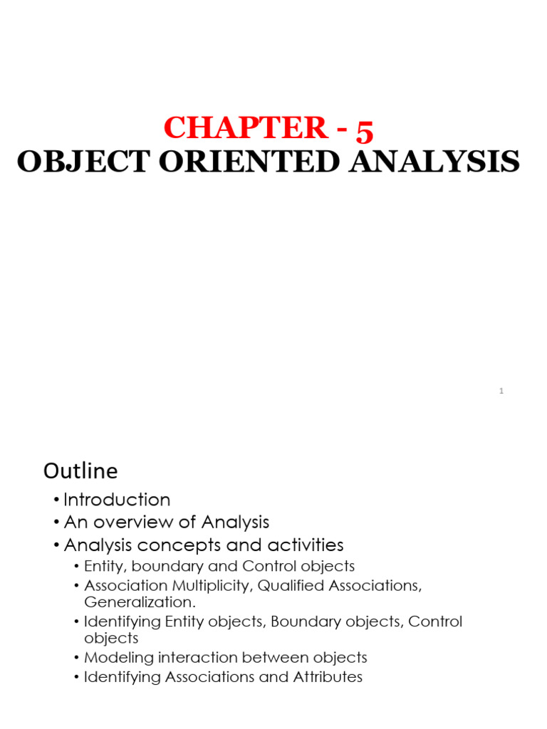 Chapter-5 OOo Analysis | PDF | Use Case | Class (Computer Programming)