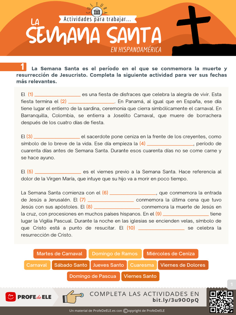 Hispanoamérica - Cuadernillo de Actividades - Semana Santa (v.1.0 ...