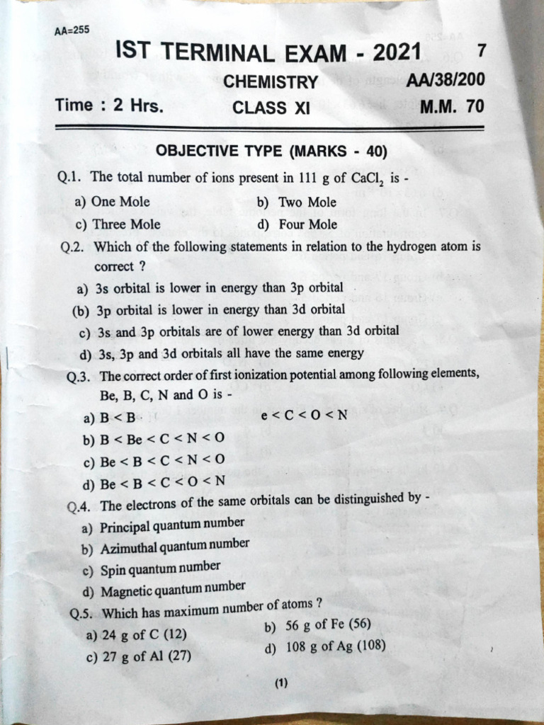 1ST Terminal Chem 9 Oct | PDF