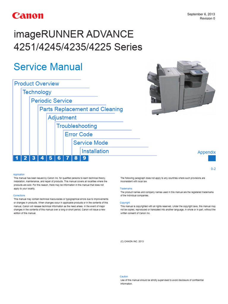 Ir Advance 4225 - 4235 - 4245 - 4251 Series (SM) | PDF | Electrical ...
