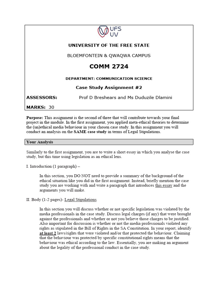 Case Study Assignment 2 | PDF | Rights | Turnitin