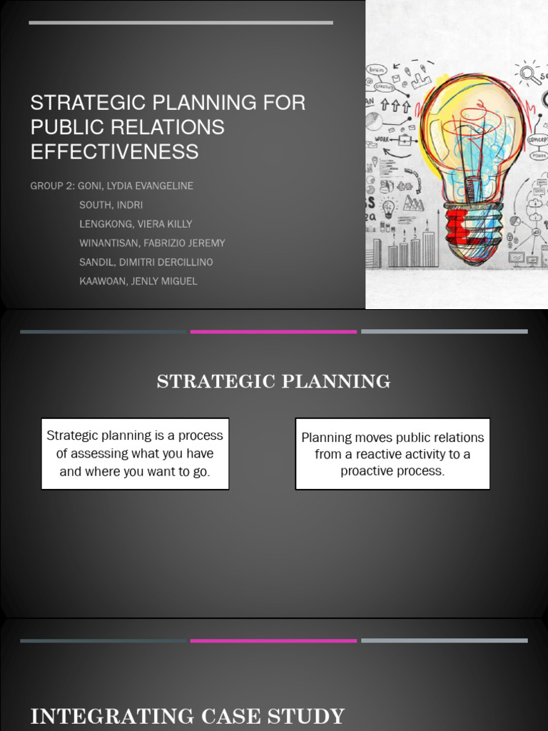 Strategic PR Planning Essentials | PDF | Public Relations | Strategic ...