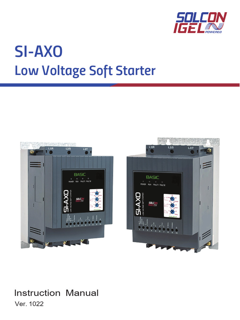 SI AXO Instruction Manual | PDF | Mains Electricity | Fuse (Electrical)