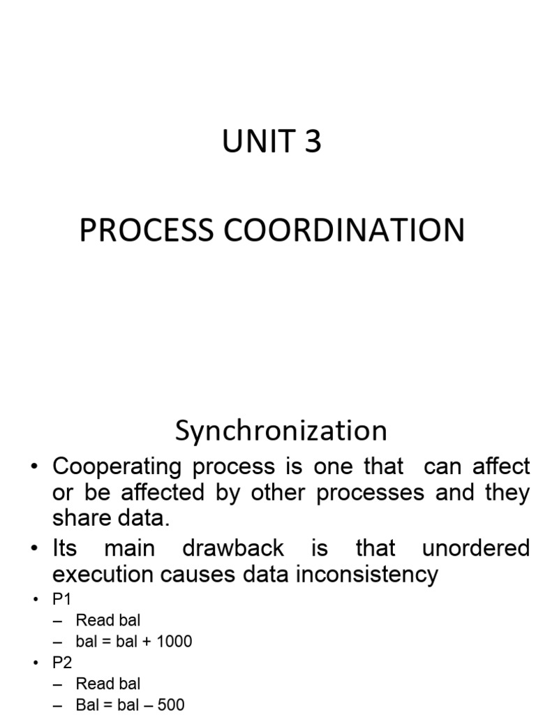 Module3 OS | PDF | Concurrent Computing | Computing