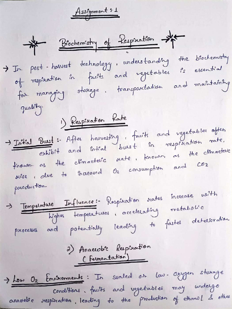 Assignment 1 Post Harvest Technology - Compressed | PDF