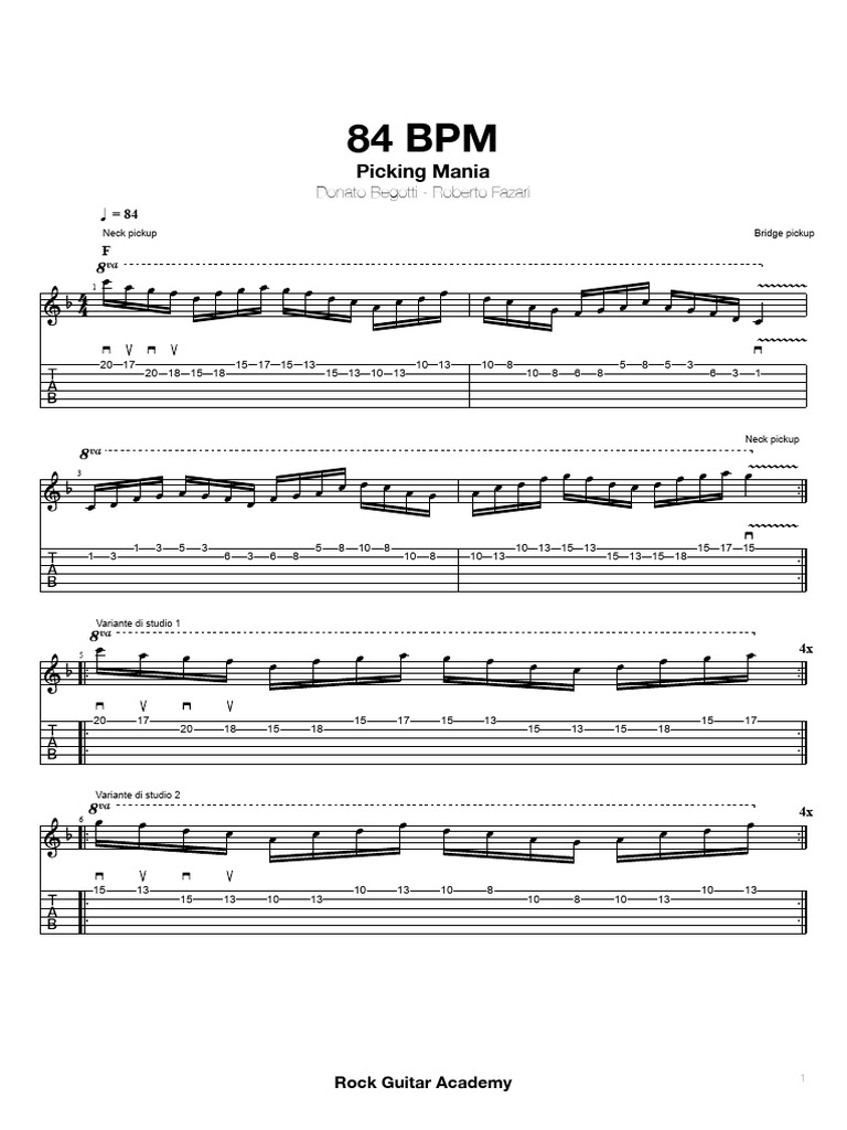 84 BPM | PDF | Guitars | Guitar Family Instruments