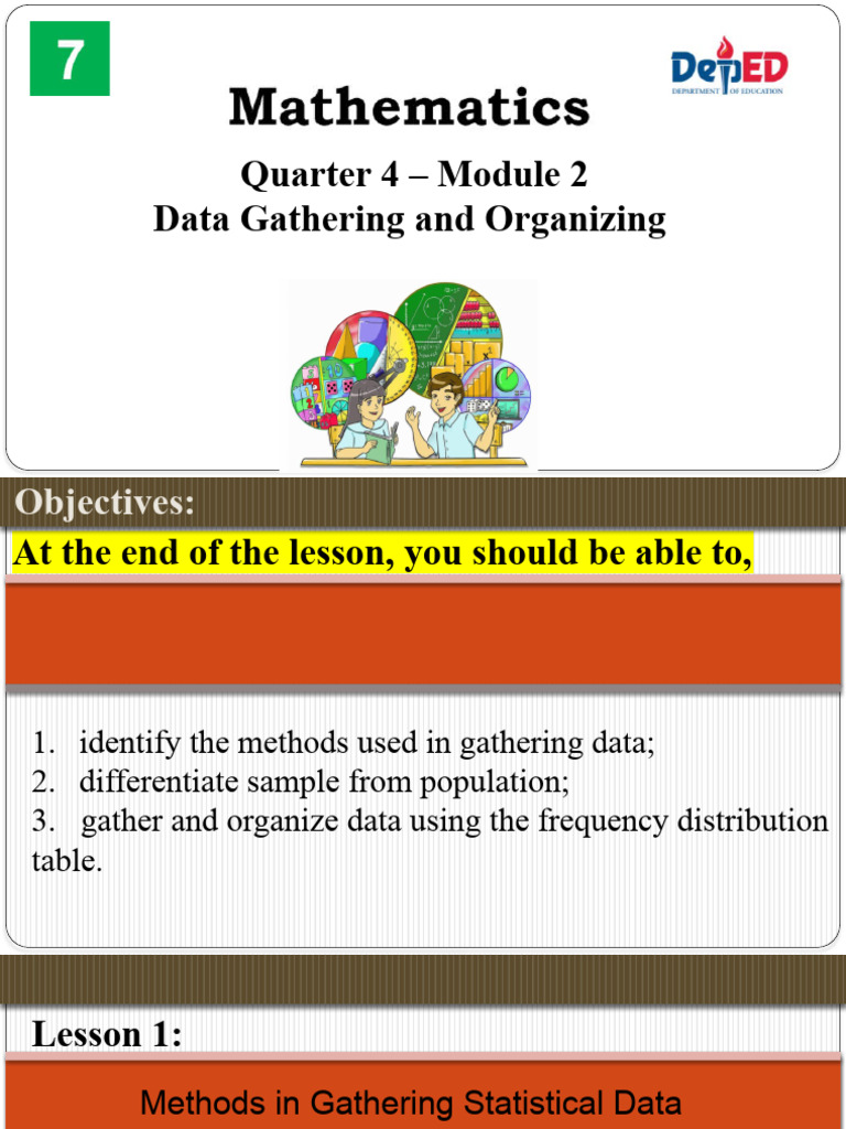 Q4 Module 2 Gathering and Organizing Data 2023 2024 | Download Free PDF ...