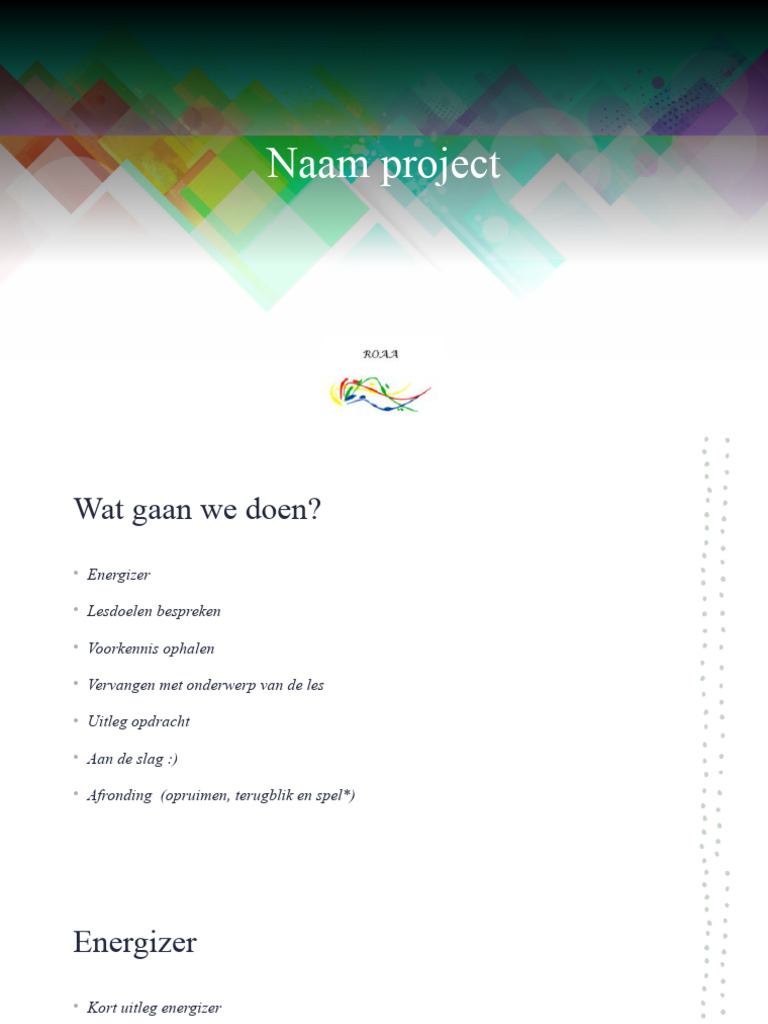Format Presentatie | PDF