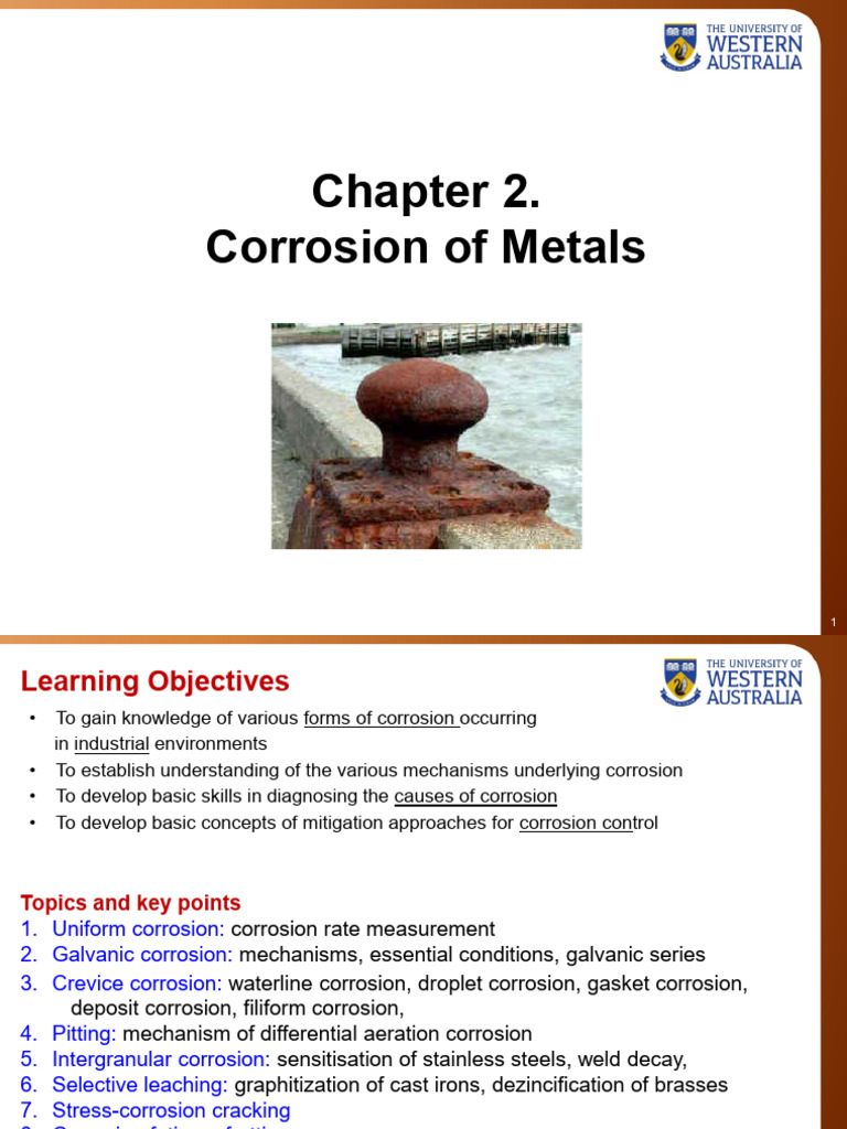 Chapter 2-Metal Corrosion | PDF | Corrosion | Stainless Steel