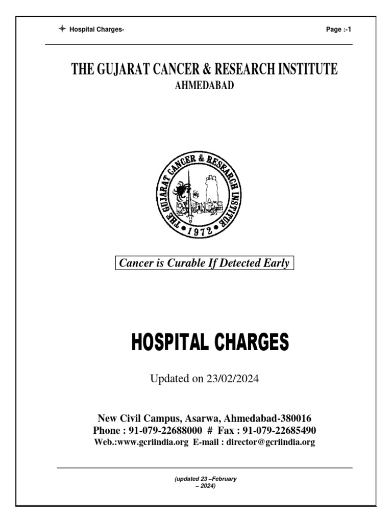 Hospital Charges | PDF | Cytopathology | Hematopoietic Stem Cell ...