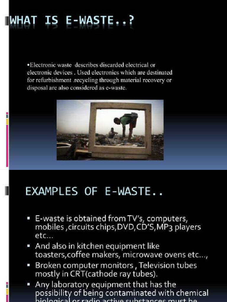 Why E-Waste Management Is Important | PDF