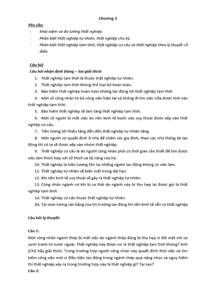 Macroeconomics Exercises (Chapter 3& 4) | PDF