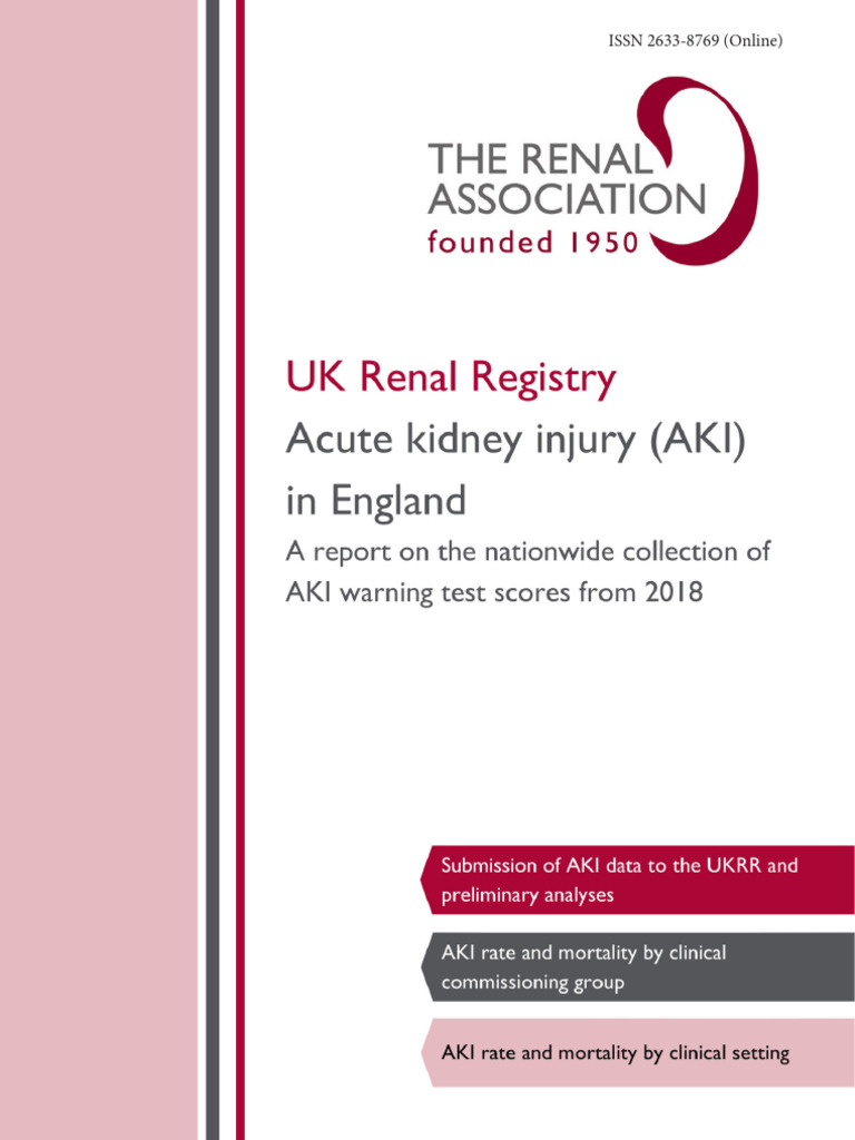Aki Report Final 13072020 | PDF | Kidney Disease | Medical Specialties