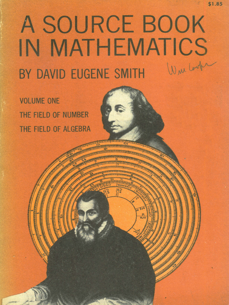 A Source Book in Mathematics - Volume 1 - David Eugene Smith | PDF