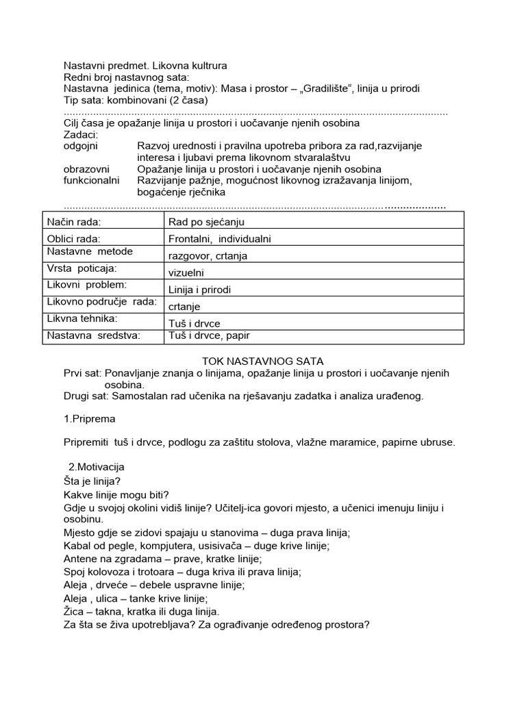 Masa I Prostor - Gradiliste Linija U Prirodi | PDF