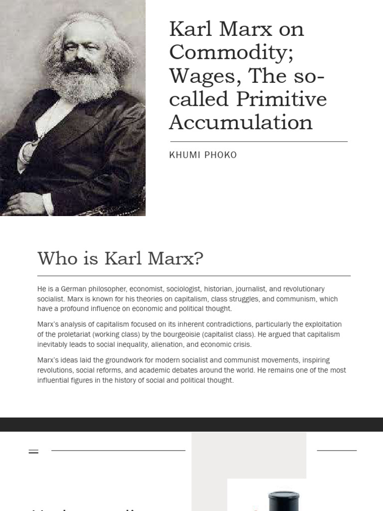 Marx part 1 | PDF | Value (Economics) | Capitalism