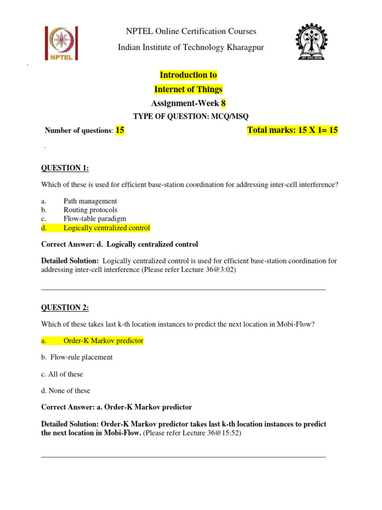 IOT Assignment-8 Solution | PDF | Cloud Computing | Software As A Service