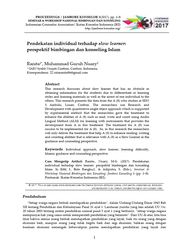 Individual Approach for Slow Learners | PDF