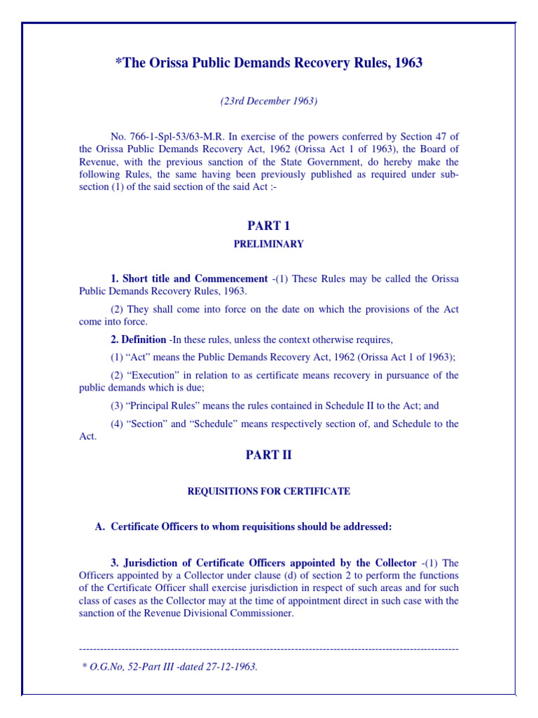 Opdr Rules | PDF | Auction | Property