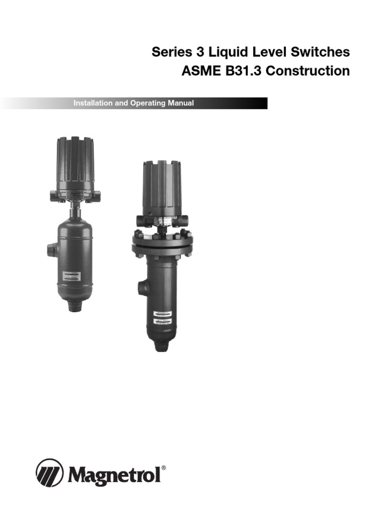 LEVEL SWITCH | PDF | Switch | Pipe (Fluid Conveyance)