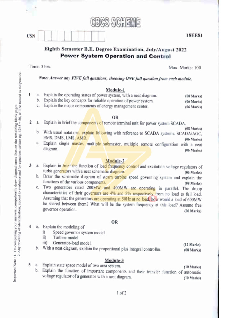 18EE81 PYQS@AzDOCUMENTS - in | PDF