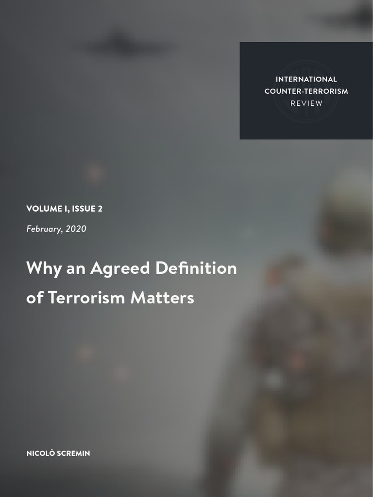Why An Agreed Definition of Terrorism Matters | PDF | Hamas | Extradition
