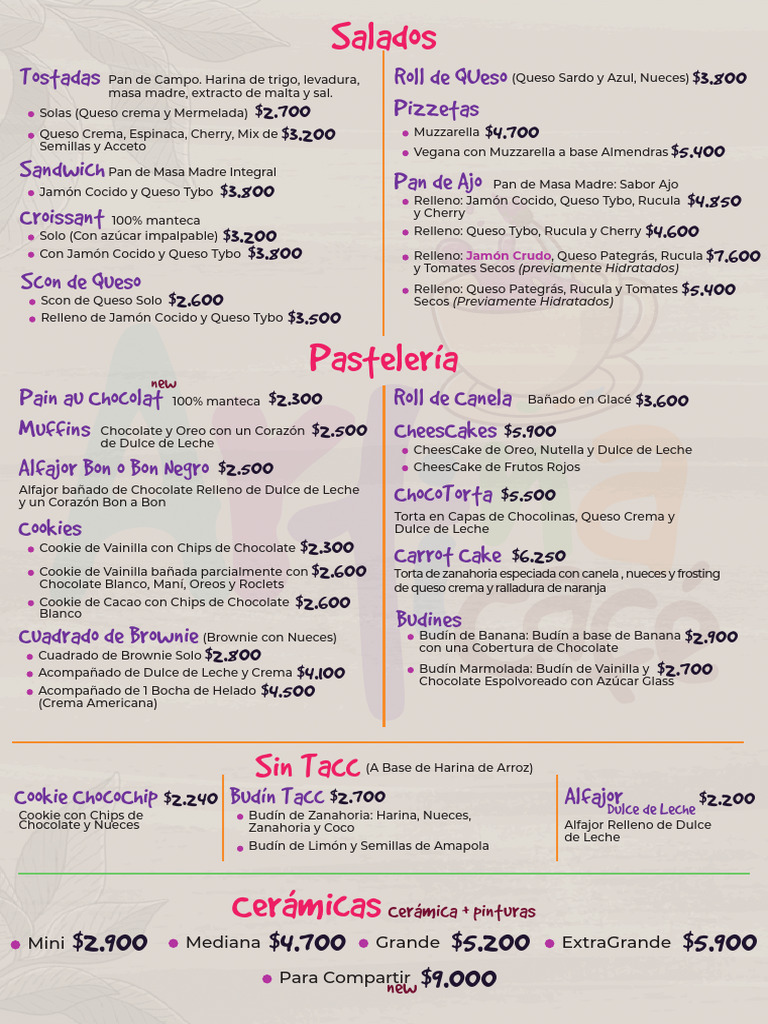 Menu-2024 | PDF | Postres | Alimentos