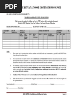 Kjsea and Kplea 2025 Registration Circular | PDF