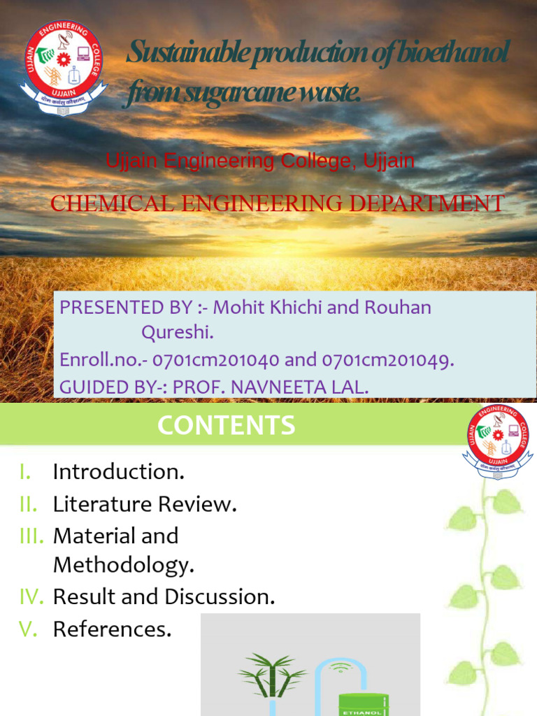 bioethanol | PDF | Ethanol | Sugarcane